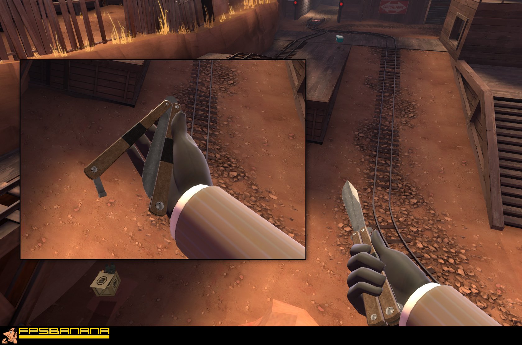 Wooden Butterfly Knife [Team Fortress 2] [Mods]