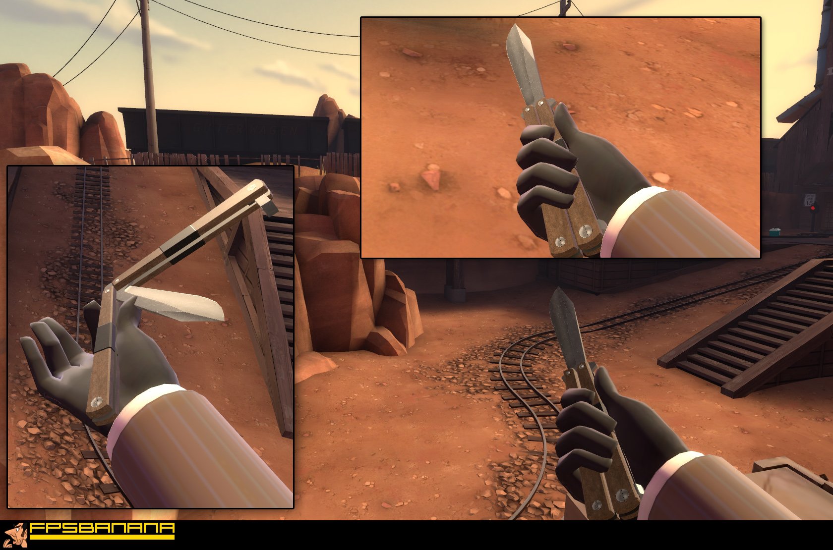 Wooden Butterfly Knife [Team Fortress 2] [Mods]
