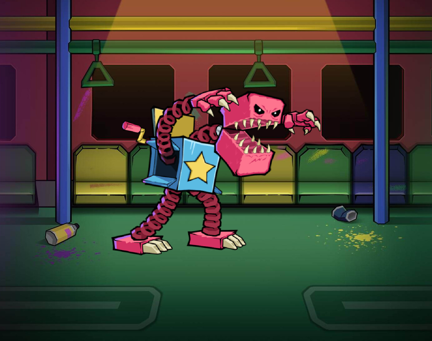 Cyberpunk BoxyBoo Skin [Friday Night Funkin'] [Mods]