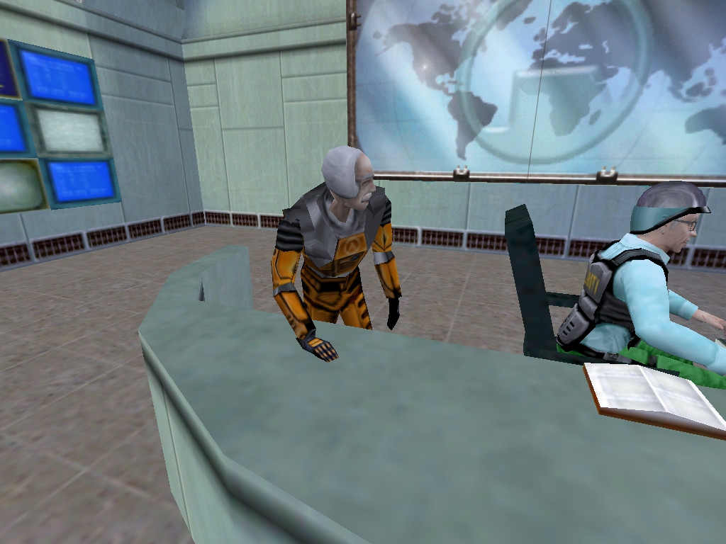 HEV Scientists with merged animations Mod for Half-Life | HL Mods