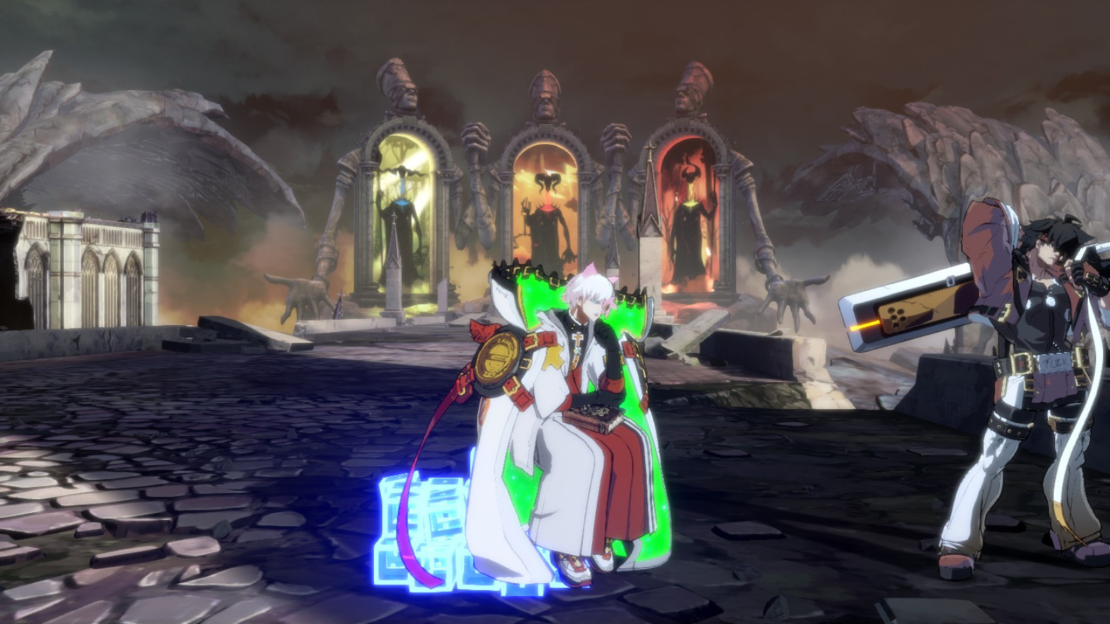 Green Screen Asuka Mod for GUILTY GEAR -STRIVE- | GGST Mods