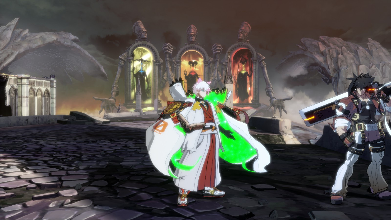 Green Screen Asuka Mod for GUILTY GEAR -STRIVE- | GGST Mods