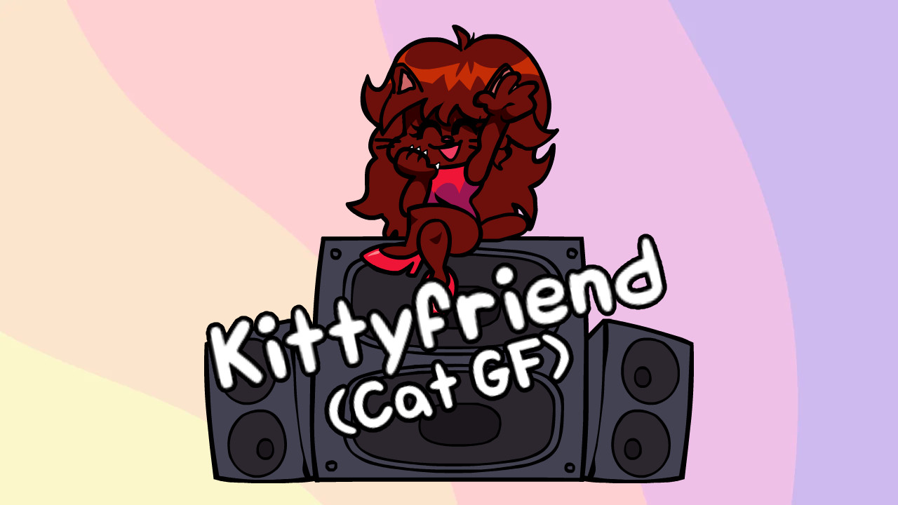 Kittyfriend (Cat GF) Mod for Friday Night Funkin' | FNF Mods