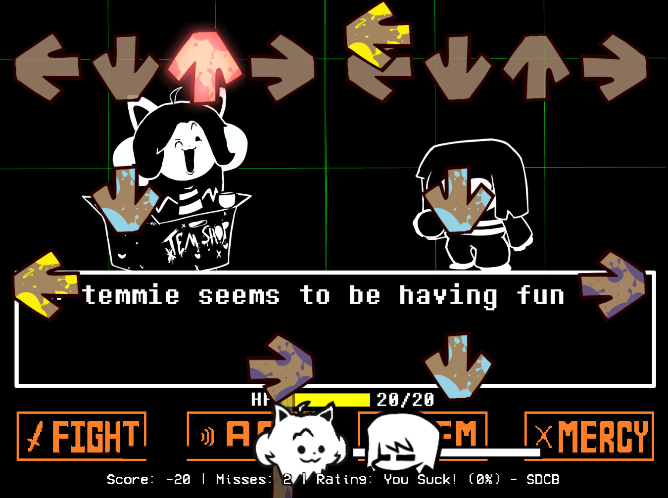 tEM MoD!!1 (V.S. Temmie) Mod for Friday Night Funkin' | FNF Mods