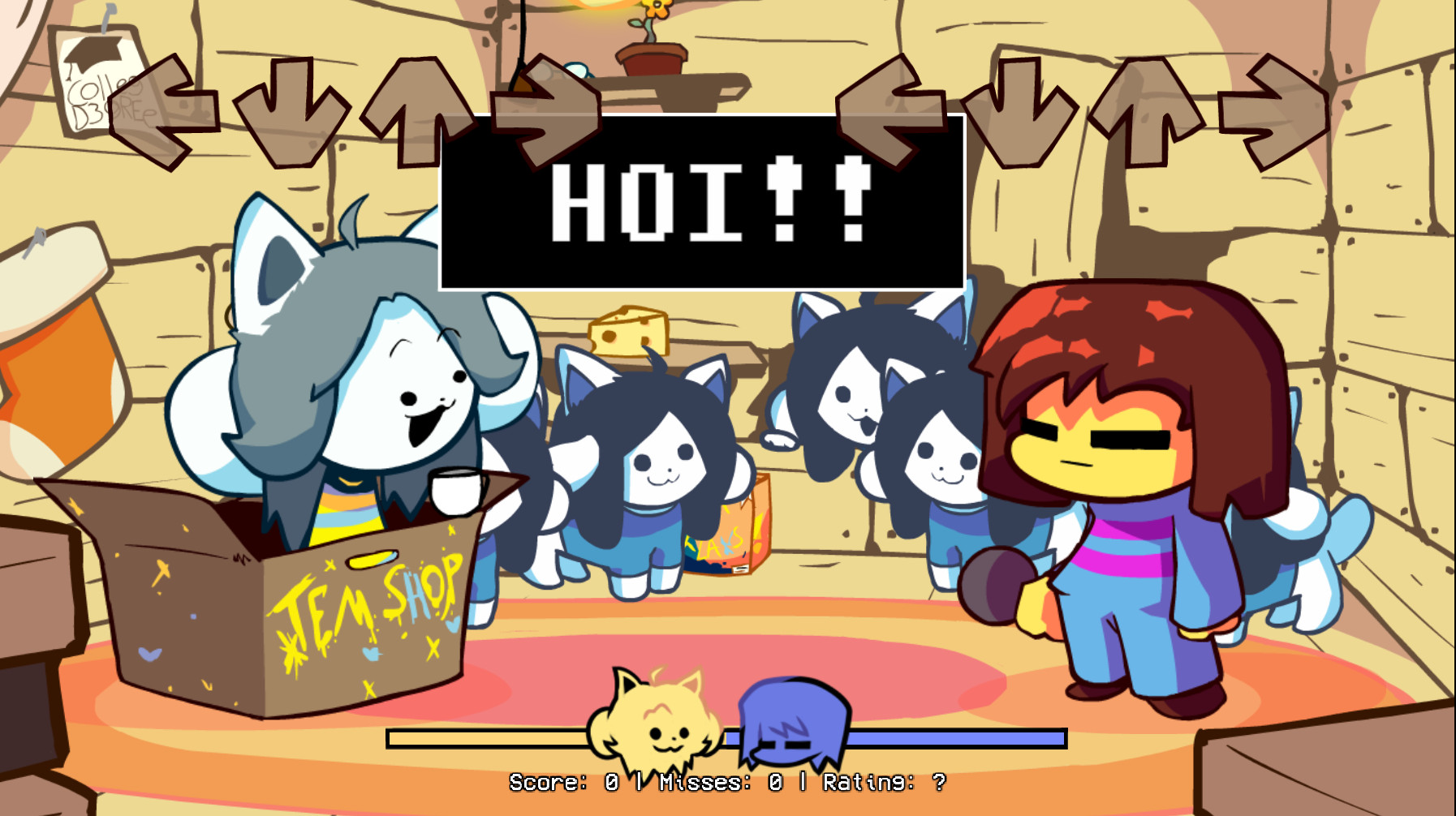 tEM MoD!!1 (V.S. Temmie) Mod for Friday Night Funkin' | FNF Mods