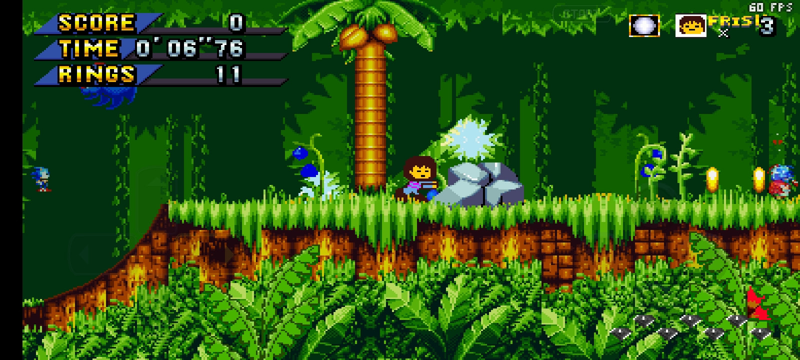 ¡Frisk Visits Angel Island! DEFINITIVE EDITION Mod for Sonic 3 A.I.R ...