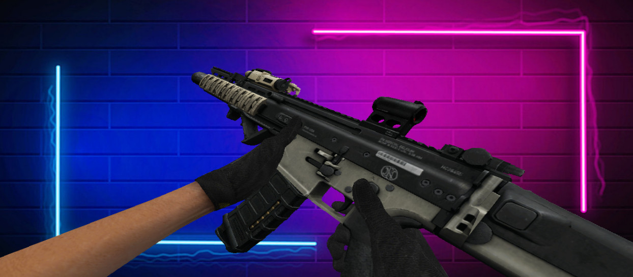 SCAR MK16 ON MWII ANIMATIONS Mod for Counter-Strike 1.6 | CS1.6 Mods