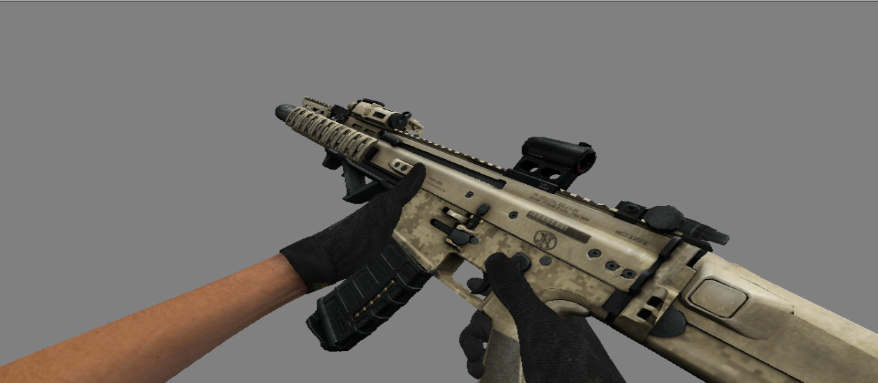 SCAR MK16 ON MWII ANIMATIONS Mod for Counter-Strike 1.6 | CS1.6 Mods