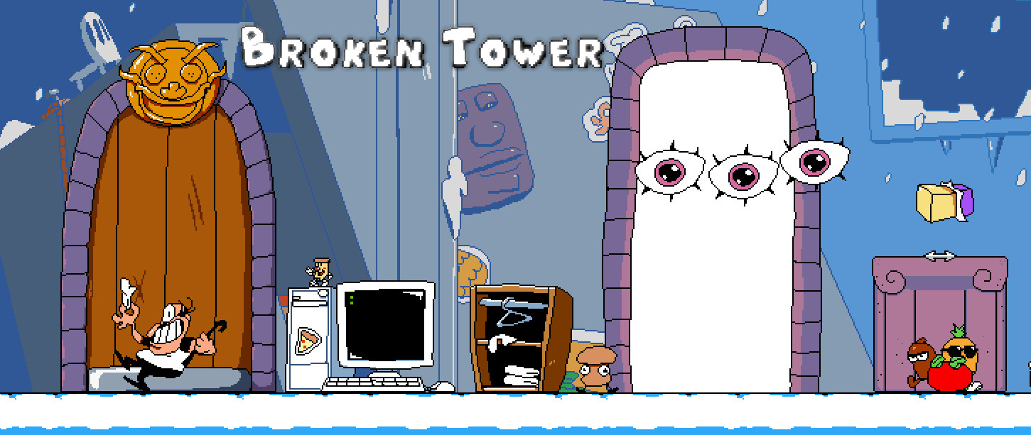 Broken Tower (CYOP) Mod for Pizza Tower | PT Mods
