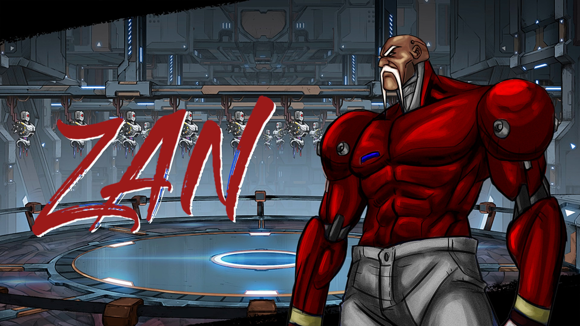 Alt color for Dr. Zan HD by Lionheart Mod for Streets of Rage 4 | SOR4 Mods