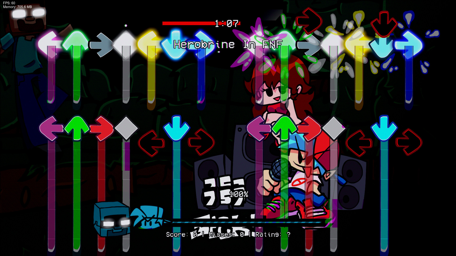 Danger-Remixed 7k Mod for Friday Night Funkin' | FNF Mods