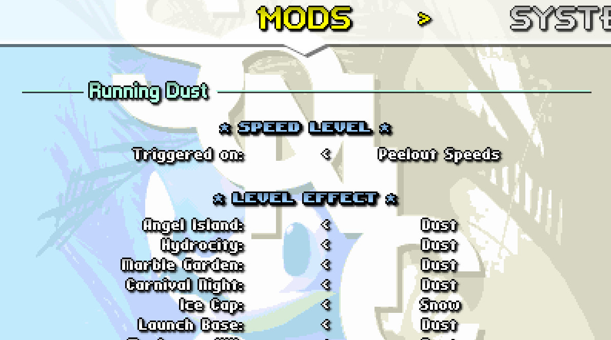 Running Dust Mod for Sonic 3 A.I.R. | S3AIR Mods