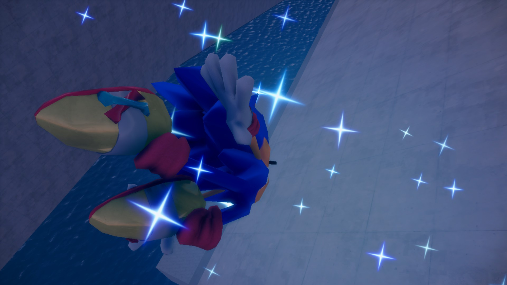 Low Poly Sonic v2.1: Compatible with Update 2 [Sonic Frontiers] [Mods]