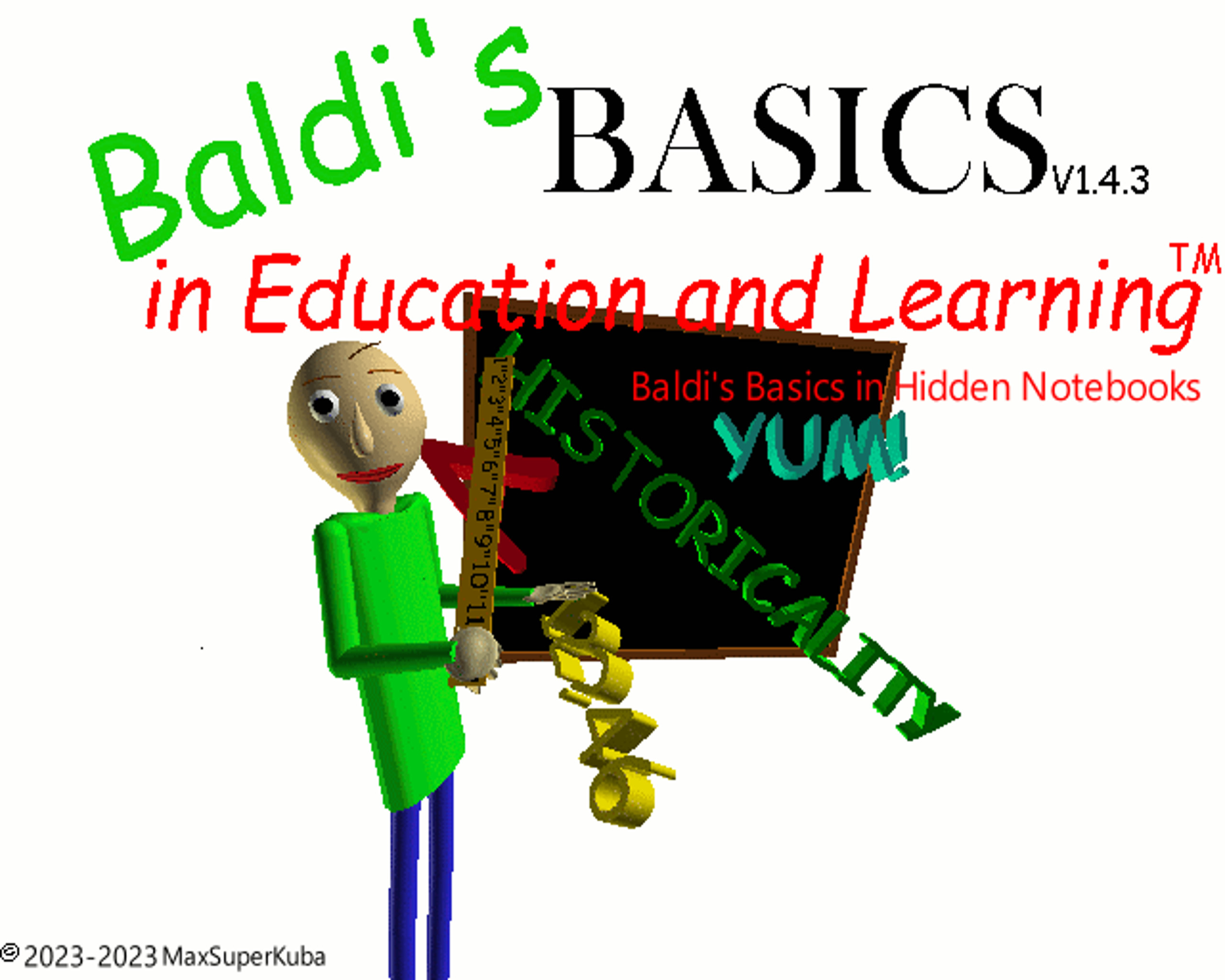 Baldi's Basics in Hidden Notebooks Mod for Baldi's Basics | Baldi Mods