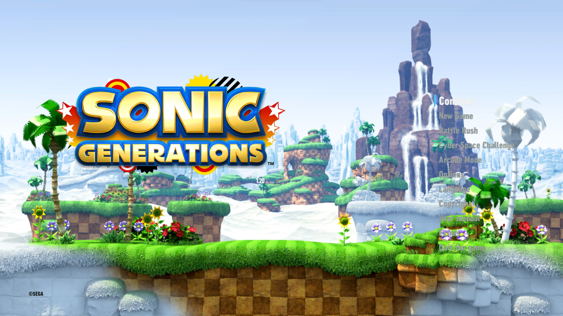 Sonic Generations Title Screen [Sonic Frontiers] [Mods]