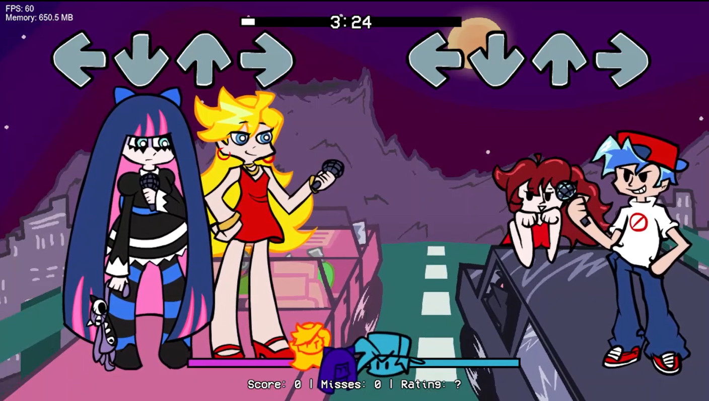 Interlaced: A Panty and Stocking One-Shot Mod for Friday Night Funkin ...