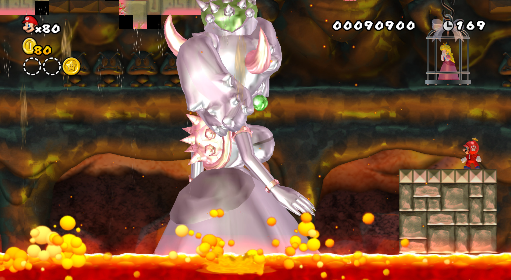 Fight Metal Bowsette Mod for New Super Mario Bros. Wii | NSMBW Mods