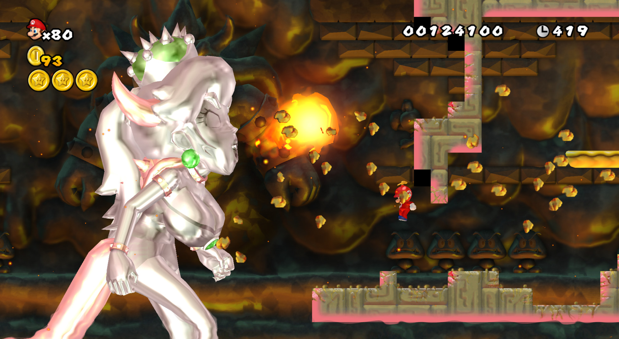 Fight Metal Bowsette Mod for New Super Mario Bros. Wii | NSMBW Mods