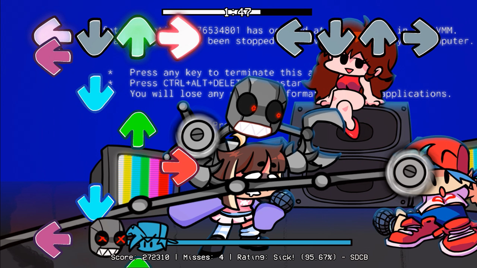 Vs QT - Mods Folder Port Mod for Friday Night Funkin' | FNF Mods