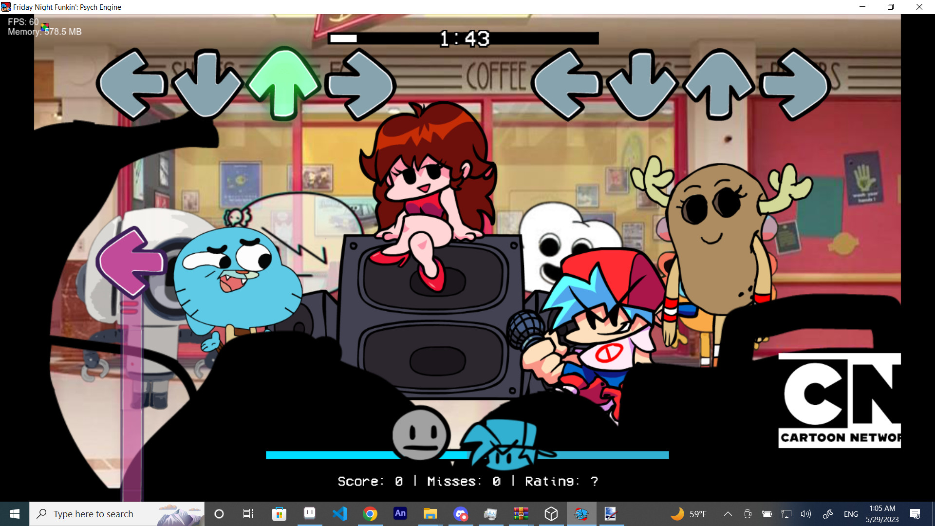 Fnf. vs gumball waterson Mod for Friday Night Funkin' | FNF Mods