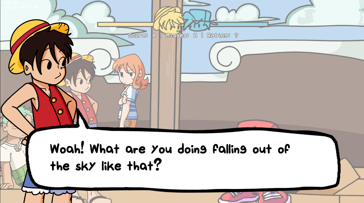 VS Luffy (Friday Night Shantyin') Mod for Friday Night Funkin' | FNF Mods