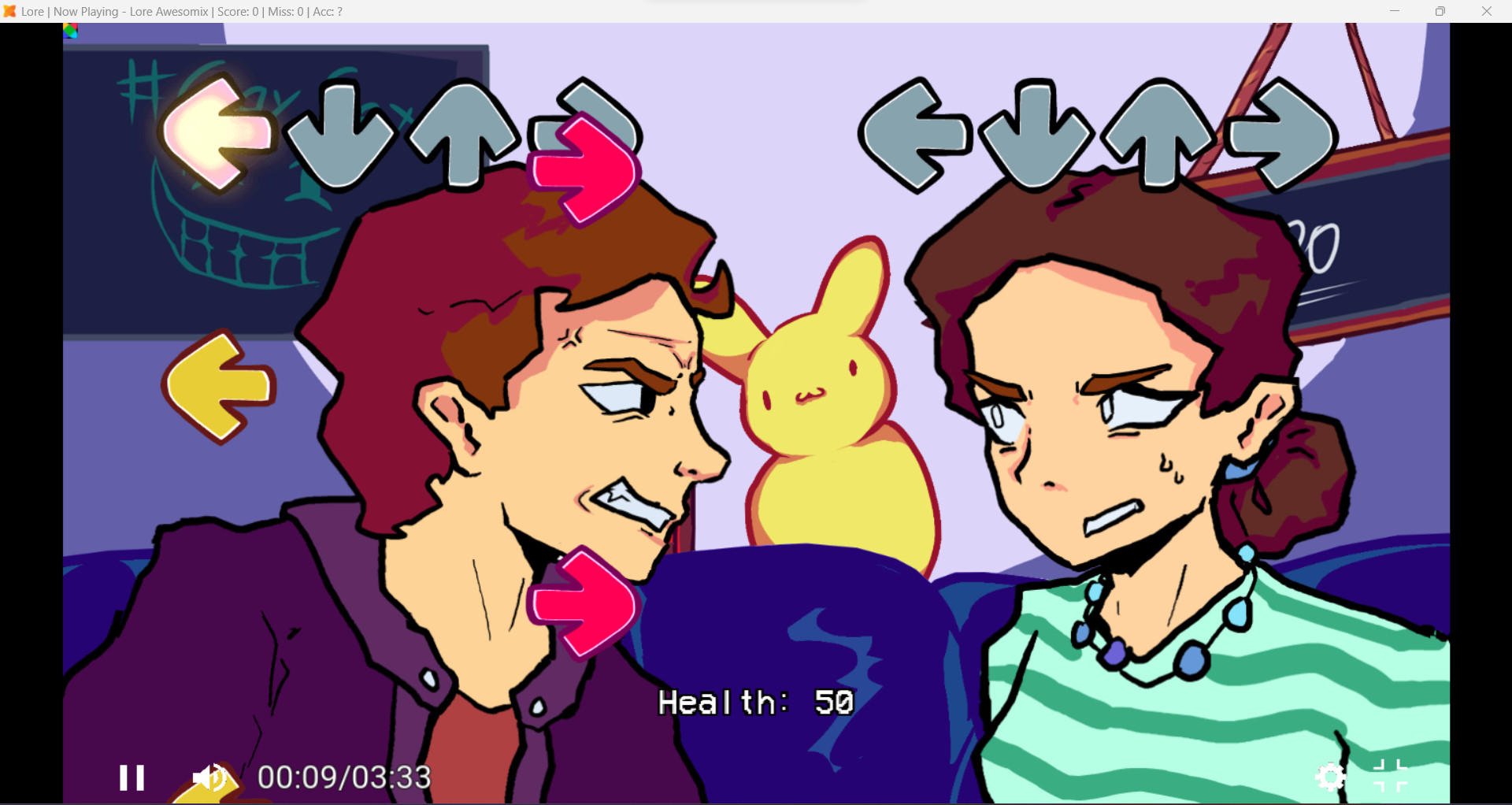 Lore awesome mix rechart Mod for Friday Night Funkin' | FNF Mods