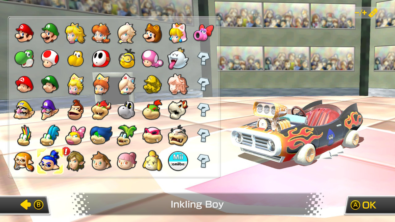 Invisible man (Inkling boy) Mod for Mario Kart 8 Deluxe | MK8D Mods
