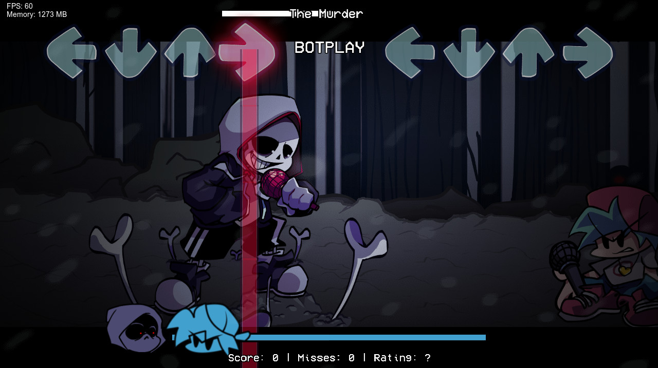The Murder Restored (Updated) Mod for Friday Night Funkin' | FNF Mods
