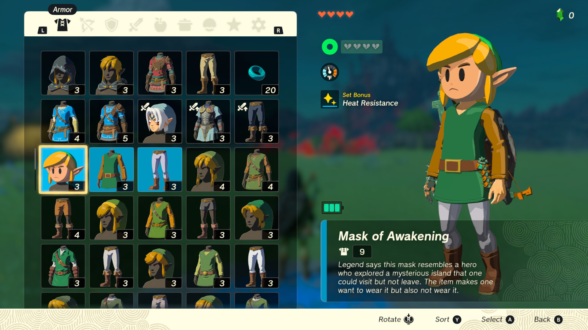 Champion's & Heroes Set Bonus Mod for The Legend of Zelda: Tears of the ...