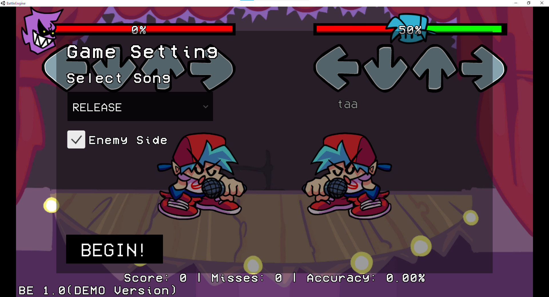 [DEMO]FNF - Battle Engine Mod for Friday Night Funkin' | FNF Mods