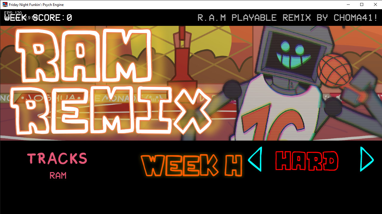 Choma41's Ram remix PLAYABLE VERSION (mid effort) Mod for Friday Night ...