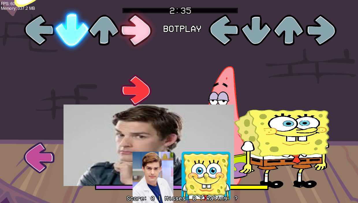 FNF : Lore - Spongebob Mix! Mod for Friday Night Funkin' | FNF Mods