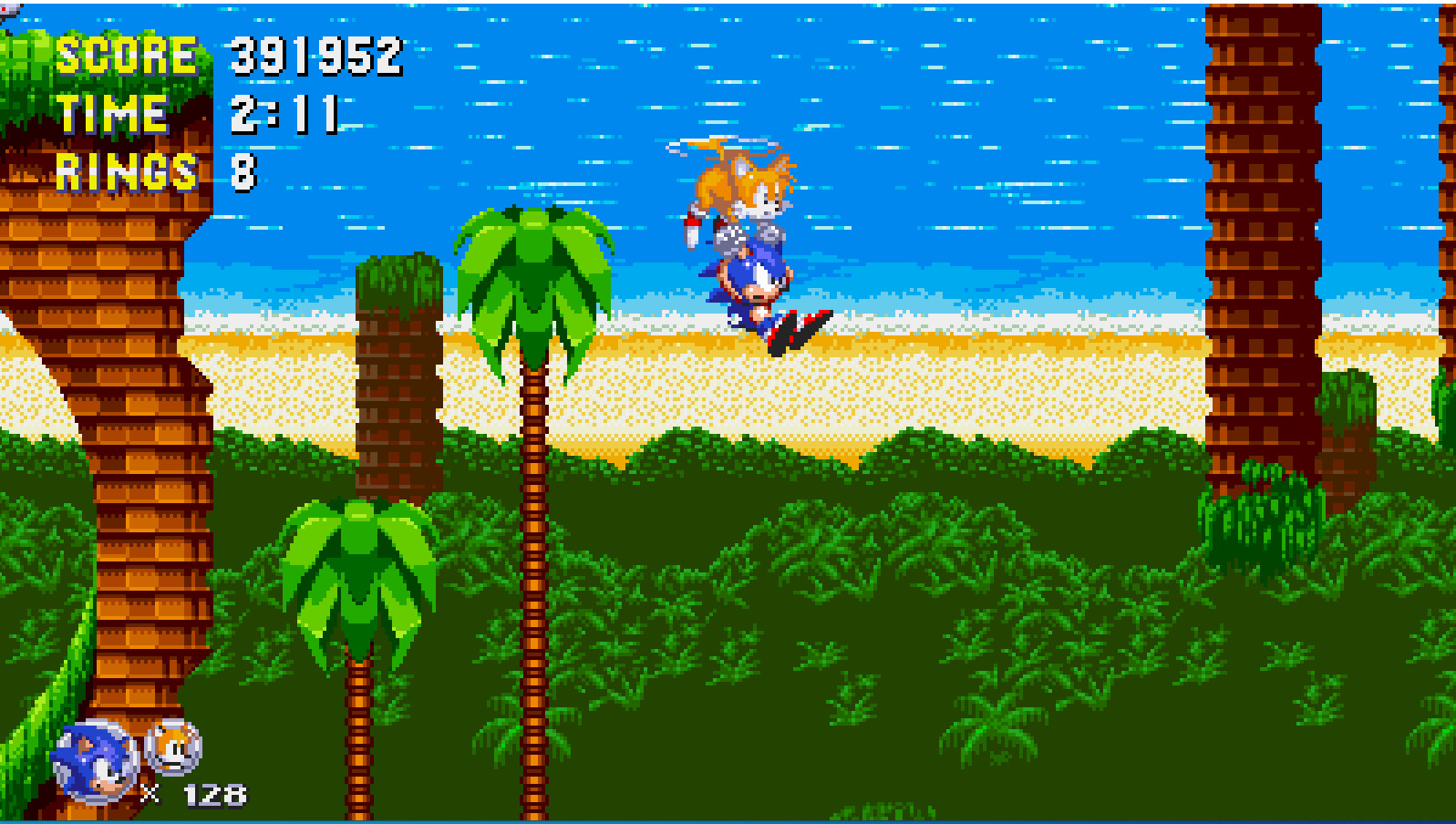 Genesis Composite Sonic Mod for Sonic Triple Trouble 16 bit | Sonic TT Mods