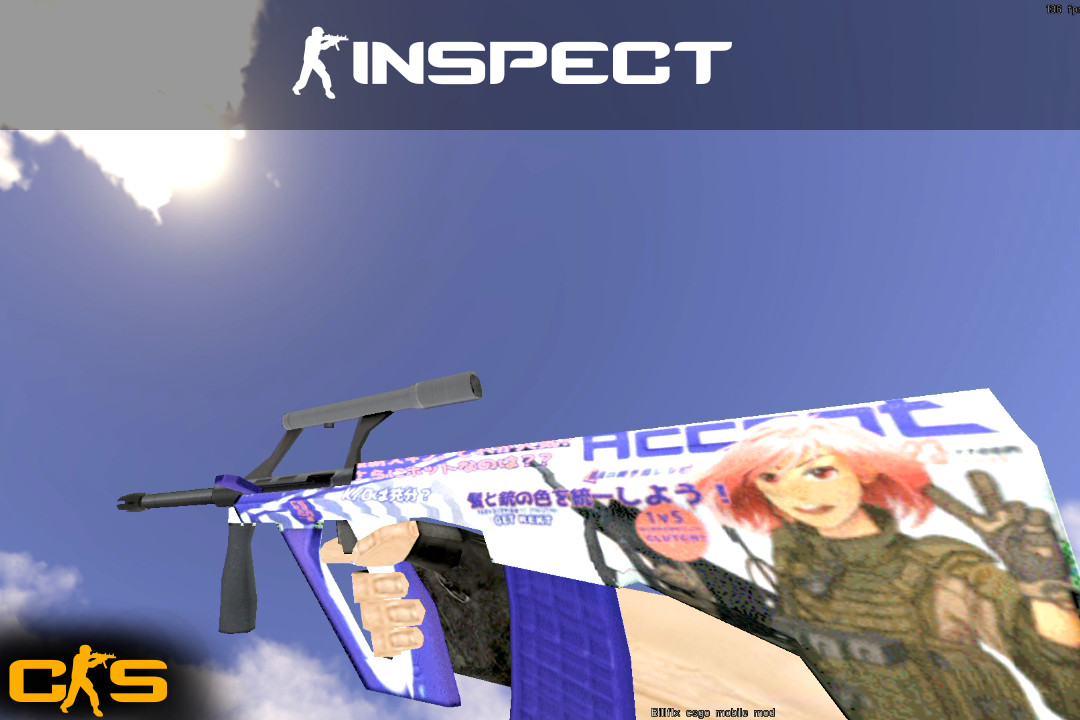 DEFAULT AUG | AKIHABARA ACCEPT Mod for Counter-Strike 1.6 | CS1.6 Mods
