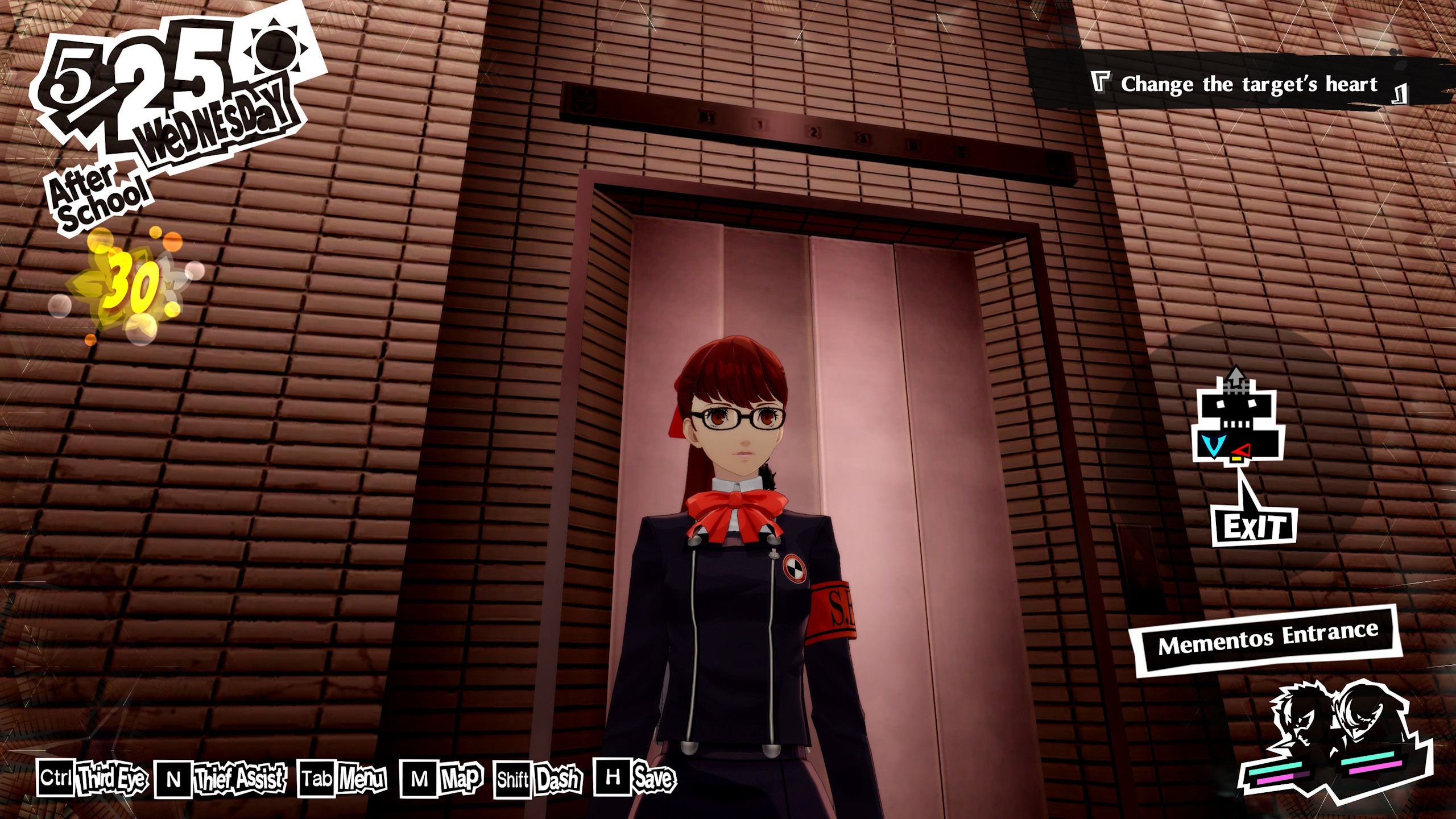 Glasses on Violet Battle Outfits Mod for Persona 5 Royal (PC) | P5R (PC ...