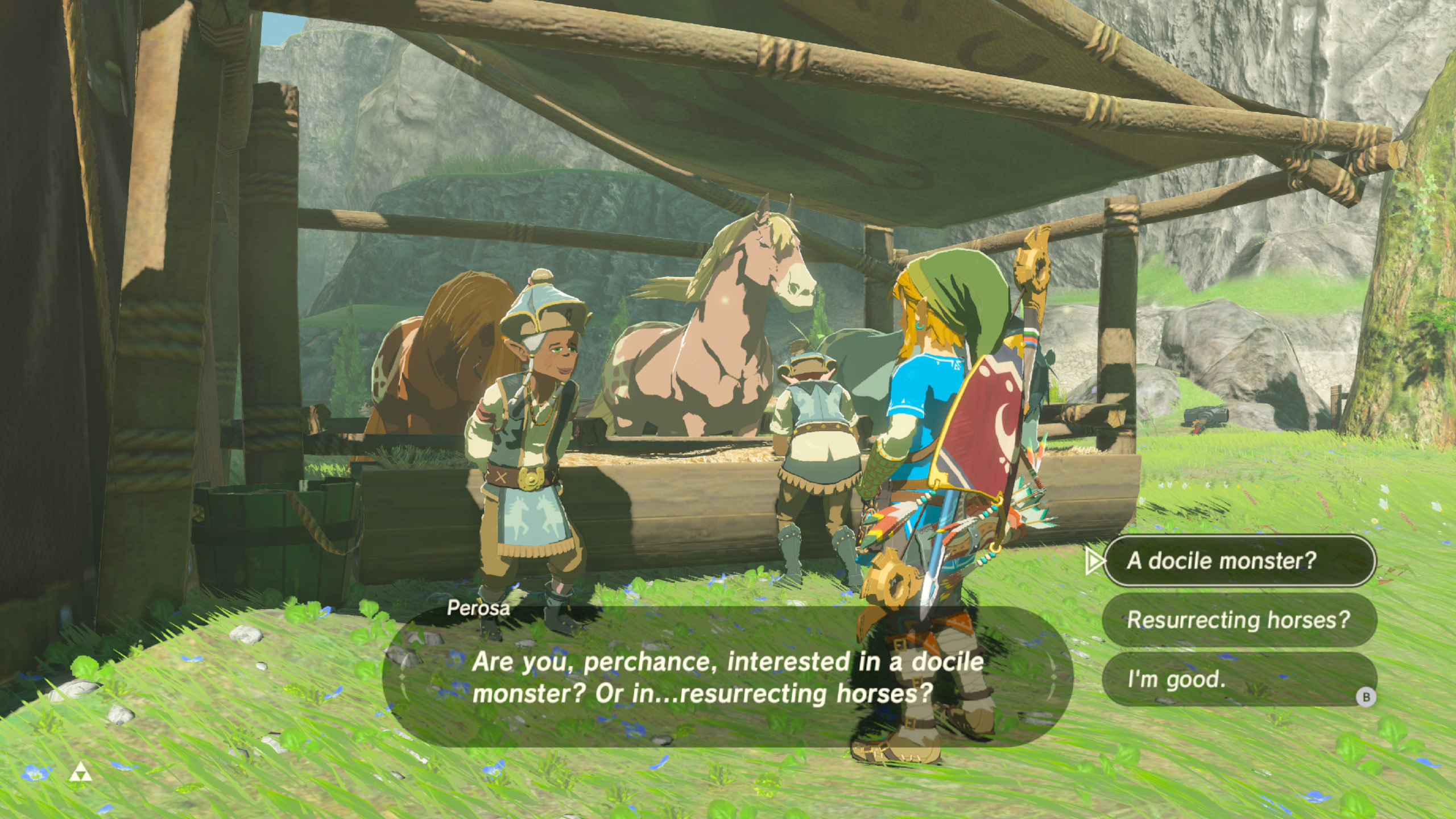 Lynel text over Giant Horse Mod for The Legend of Zelda: Breath of the ...