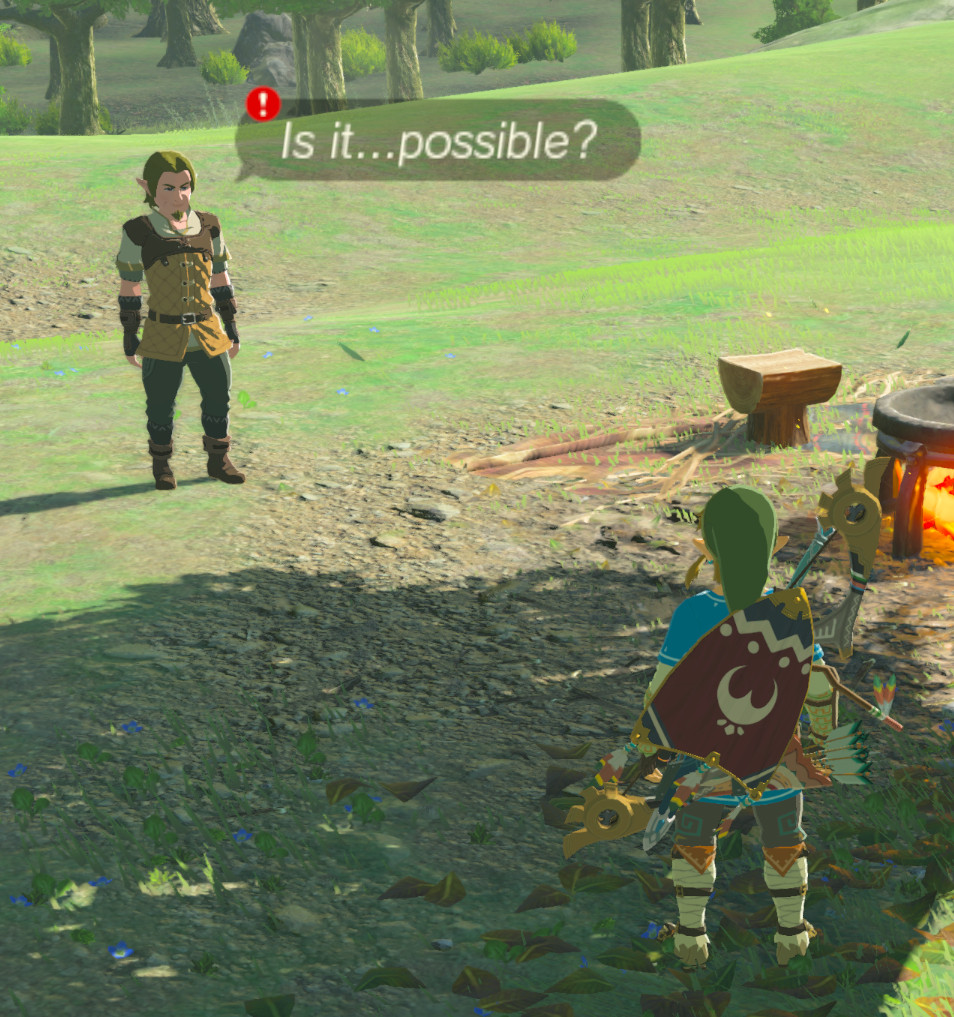 Lynel text over Giant Horse Mod for The Legend of Zelda: Breath of the ...