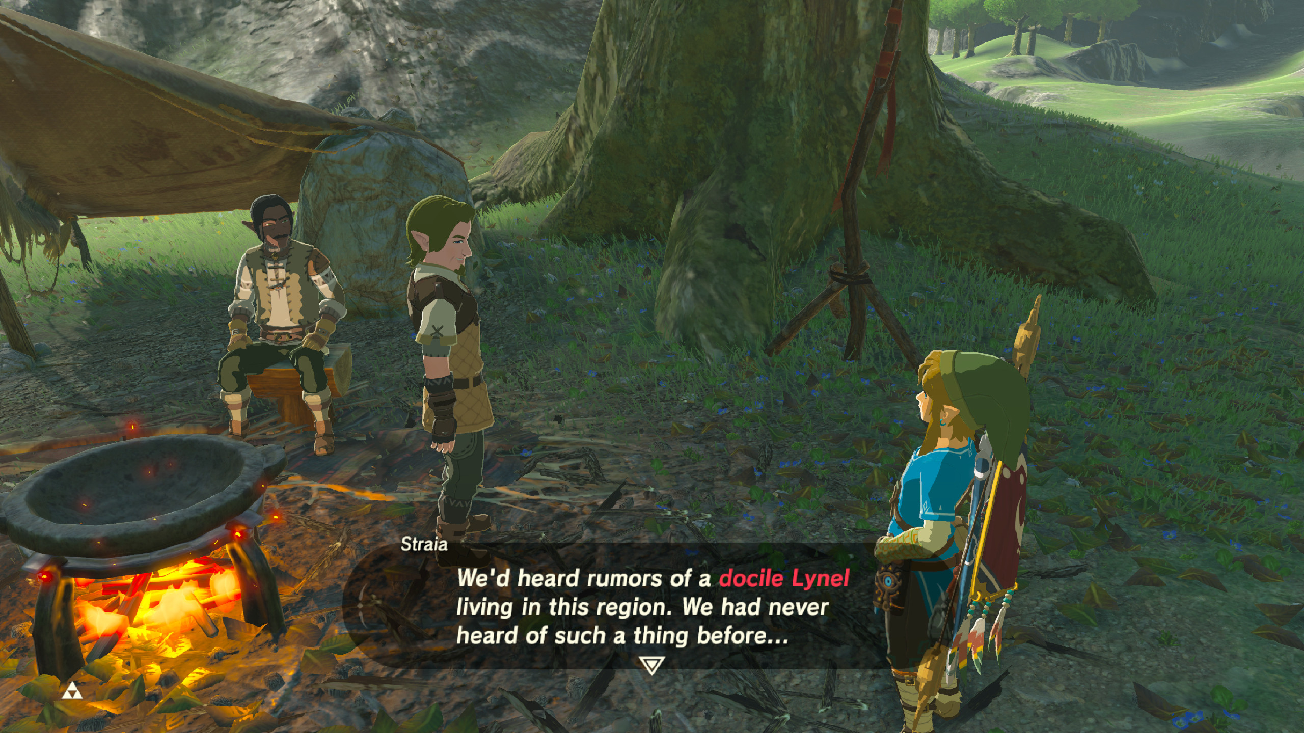 Lynel text over Giant Horse Mod for The Legend of Zelda: Breath of the ...