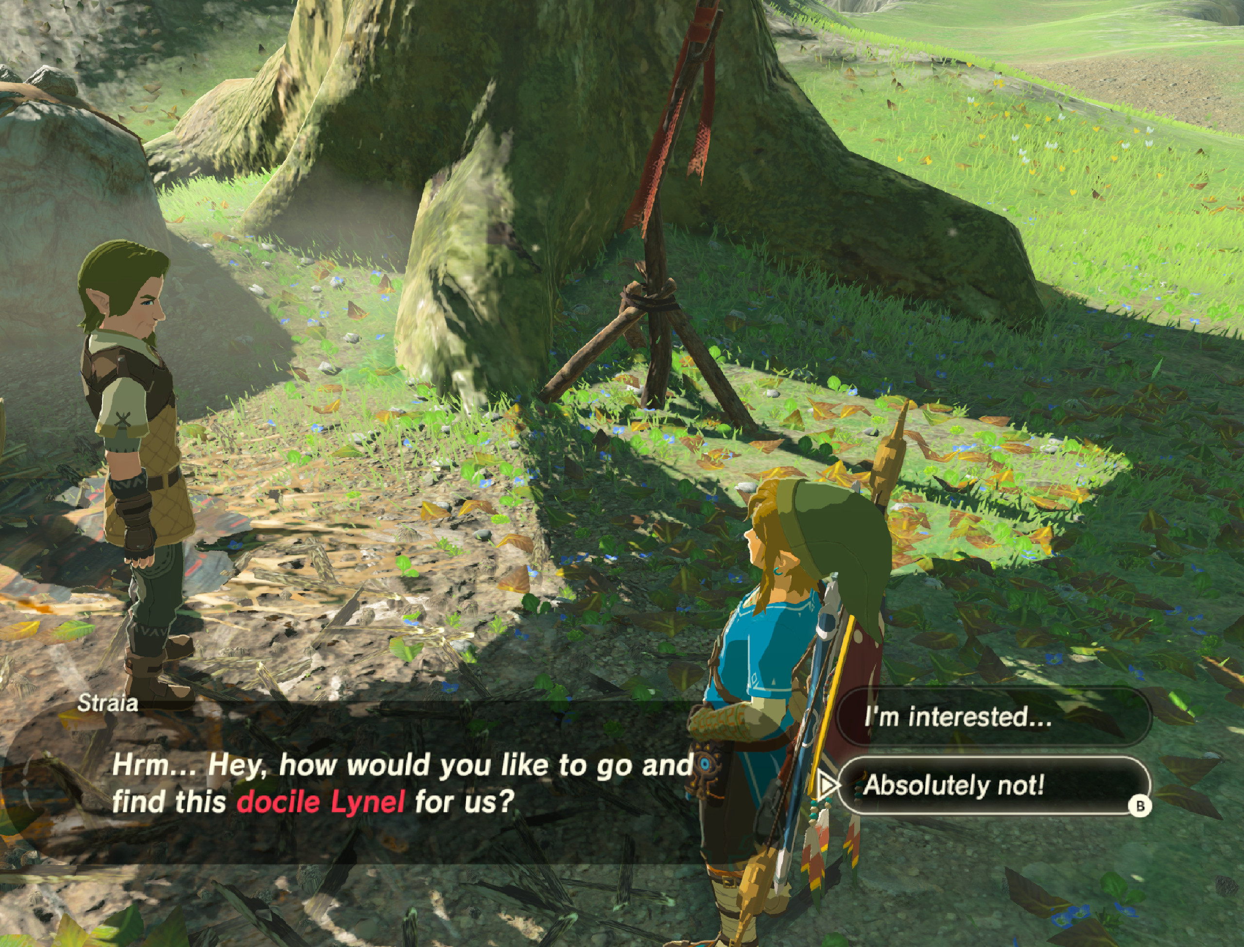 Lynel text over Giant Horse Mod for The Legend of Zelda: Breath of the ...