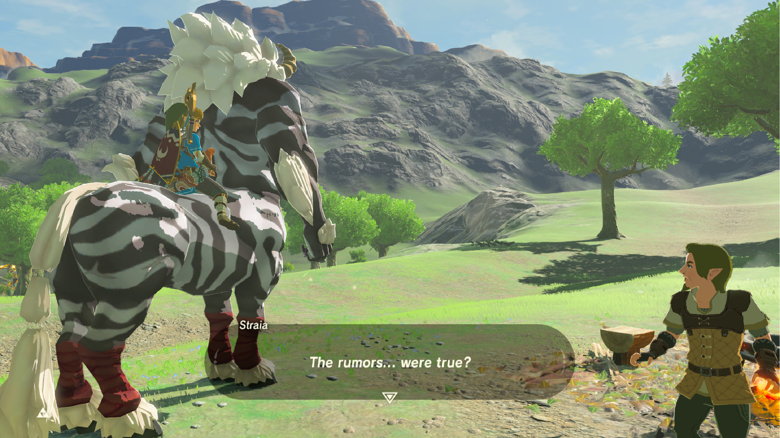 Lynel text over Giant Horse Mod for The Legend of Zelda: Breath of the ...