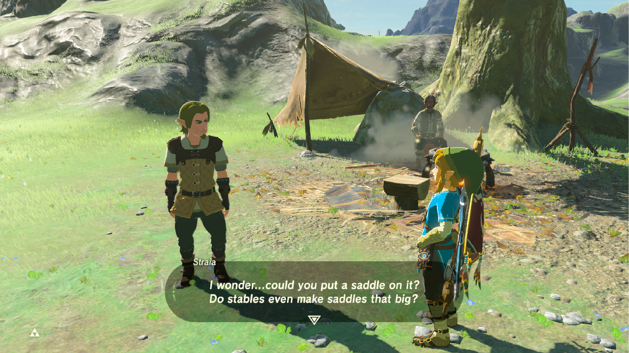 Lynel text over Giant Horse Mod for The Legend of Zelda: Breath of the ...