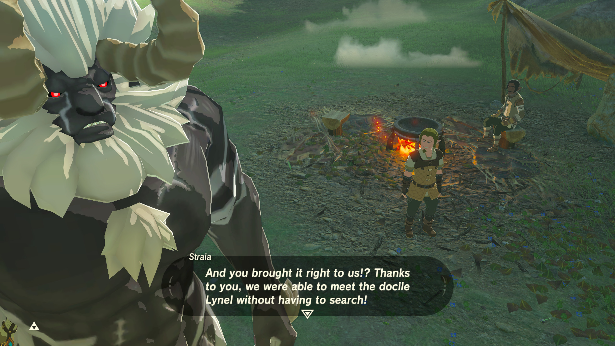 Lynel text over Giant Horse Mod for The Legend of Zelda: Breath of the ...