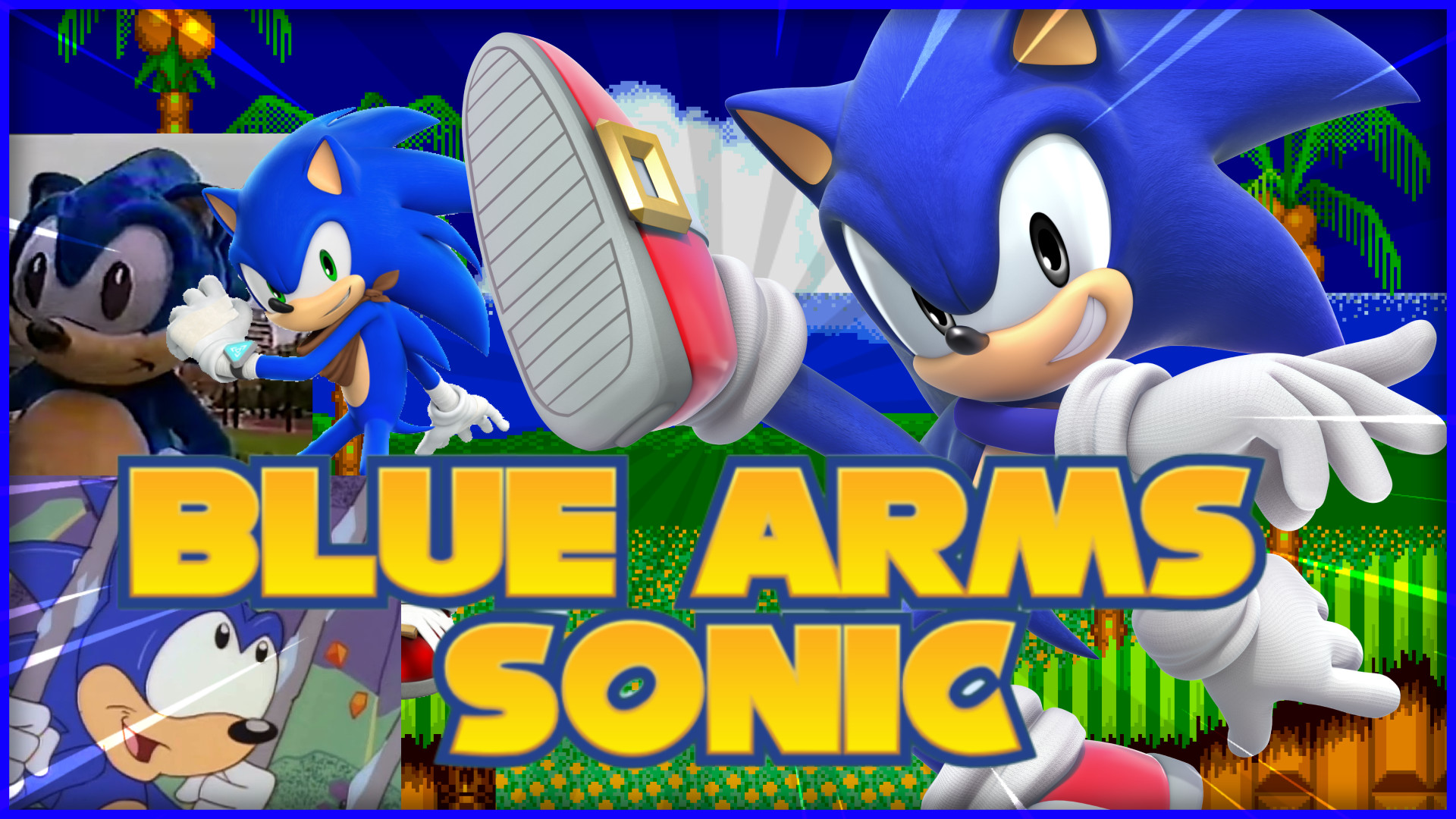Blue Arms Sonic Mod for Super Smash Bros. Ultimate | SSBU Mods