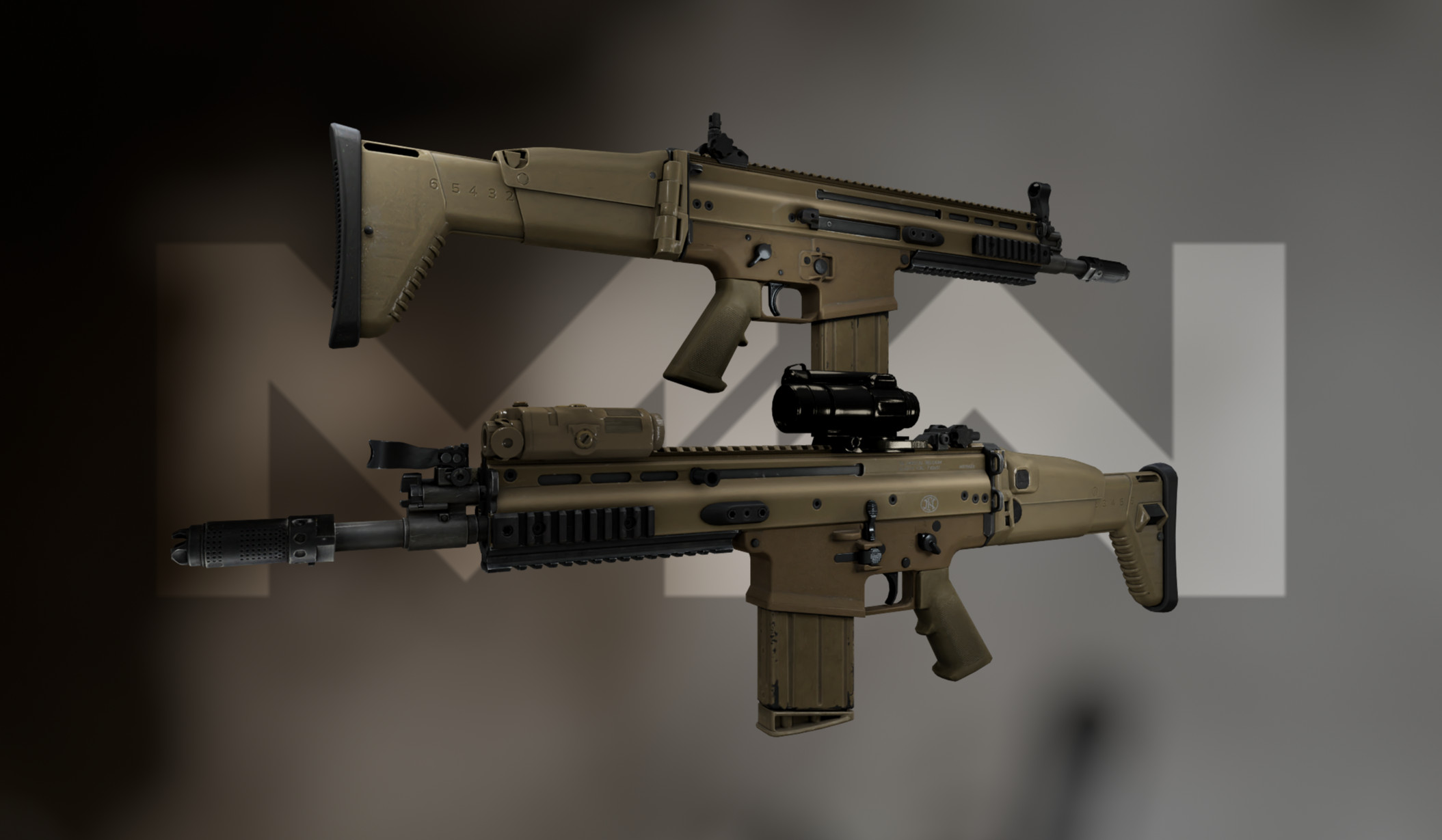 EFT SCAR-H on MW19 Anims Mod for Counter-Strike: Source | CS:S Mods