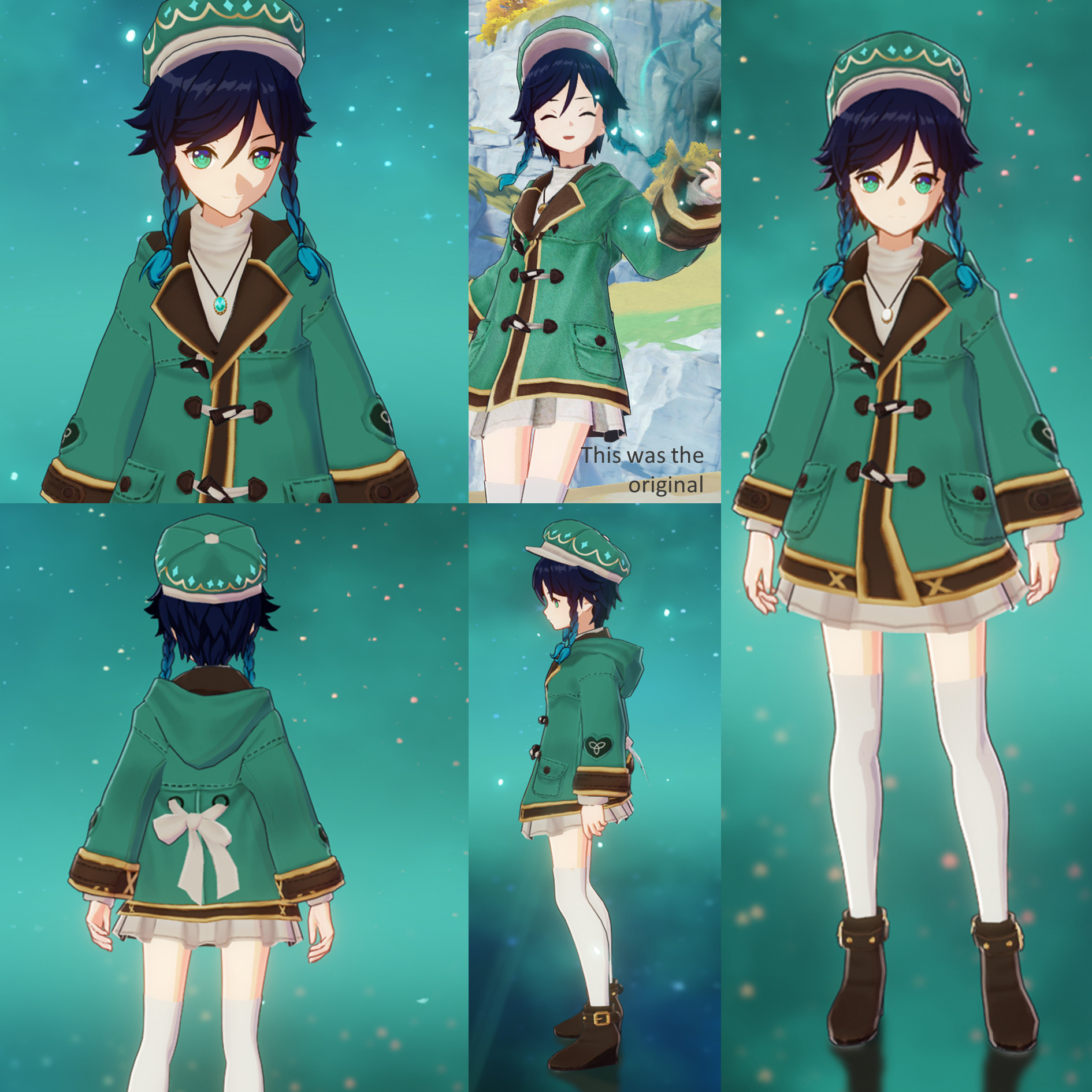 Venti jacket and skirt Mod for Genshin Impact | GI Mods