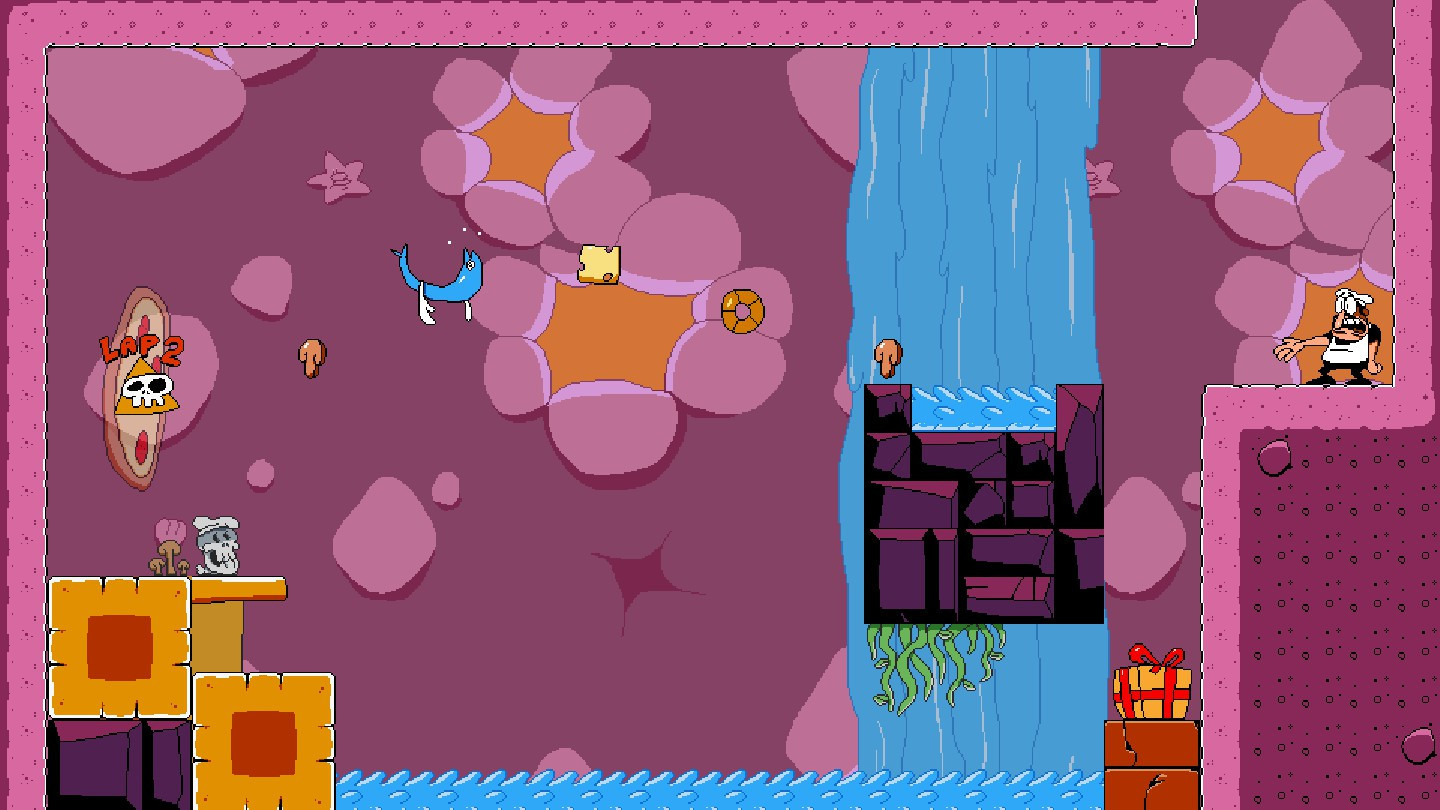 Pink Ancient Cave (CYOP custom level) Mod for Pizza Tower | PT Mods