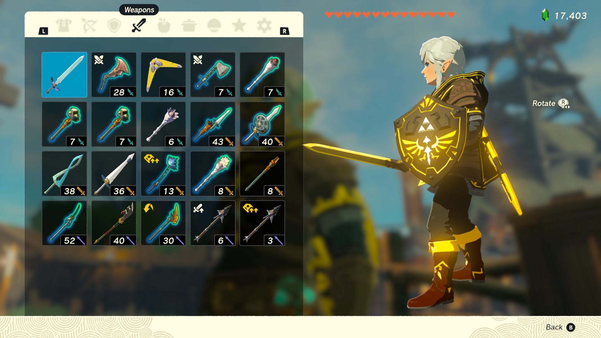 Gilded Night Armor Set Mod for The Legend of Zelda: Tears of the ...
