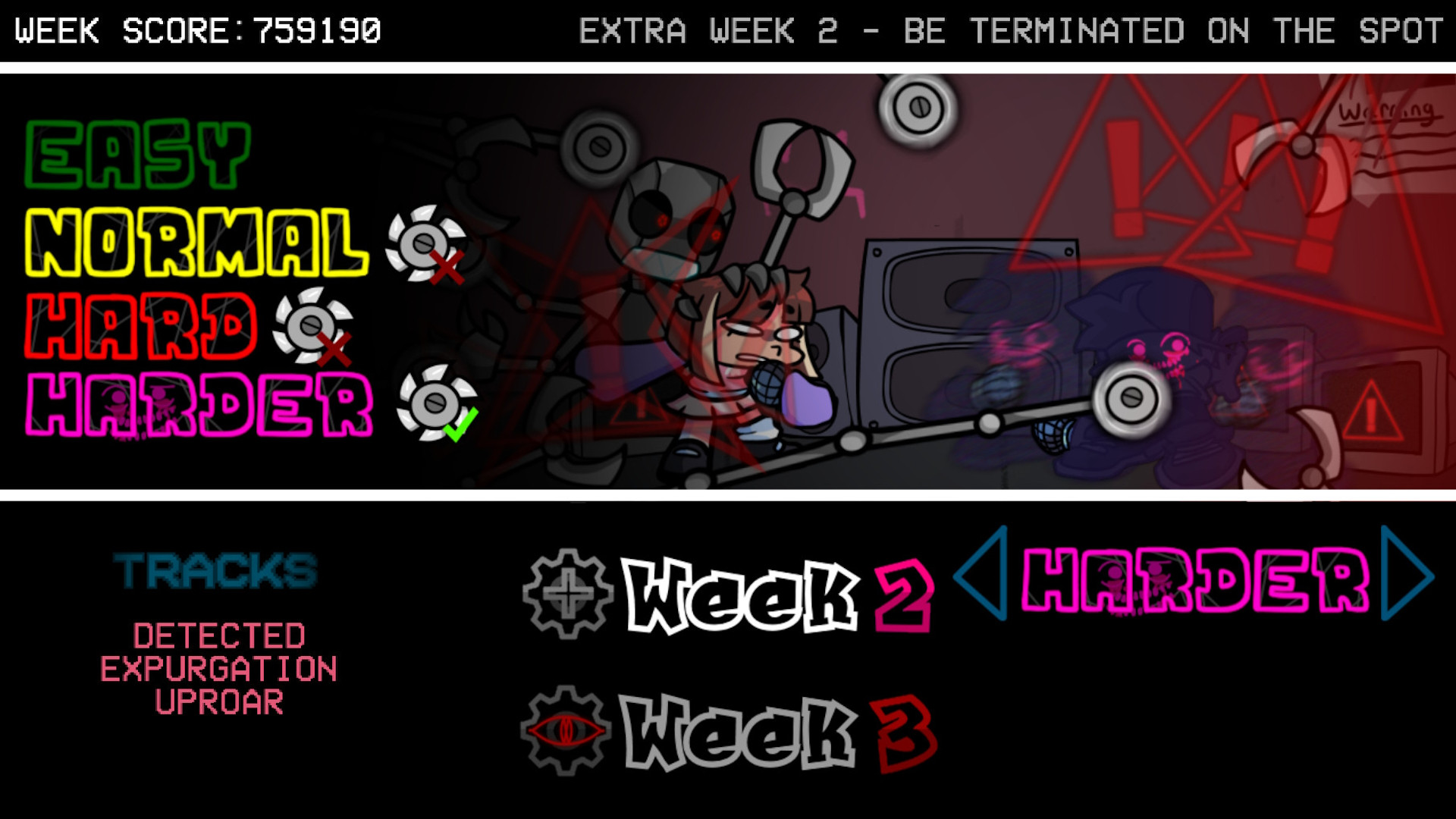 FNF' Vs QT: Corrupted Inhuman Edition Mod for Friday Night Funkin ...