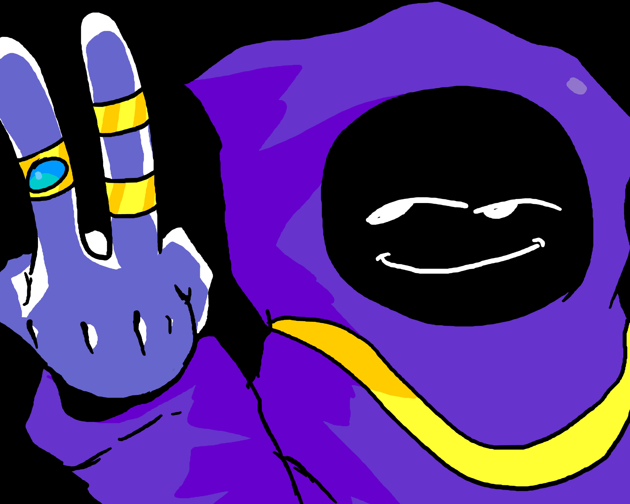 WIZARD MONEY GANG PURPLE MAN (FLESHY STYLE) Mod for Friday Night Funkin ...