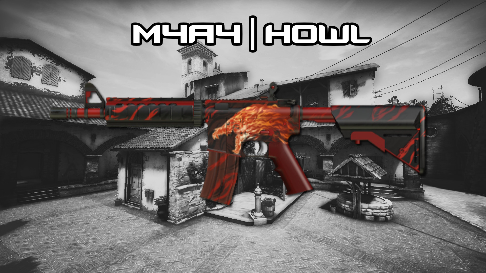 M4A4 | Howl Mod for Counter-Strike 1.6 | CS1.6 Mods